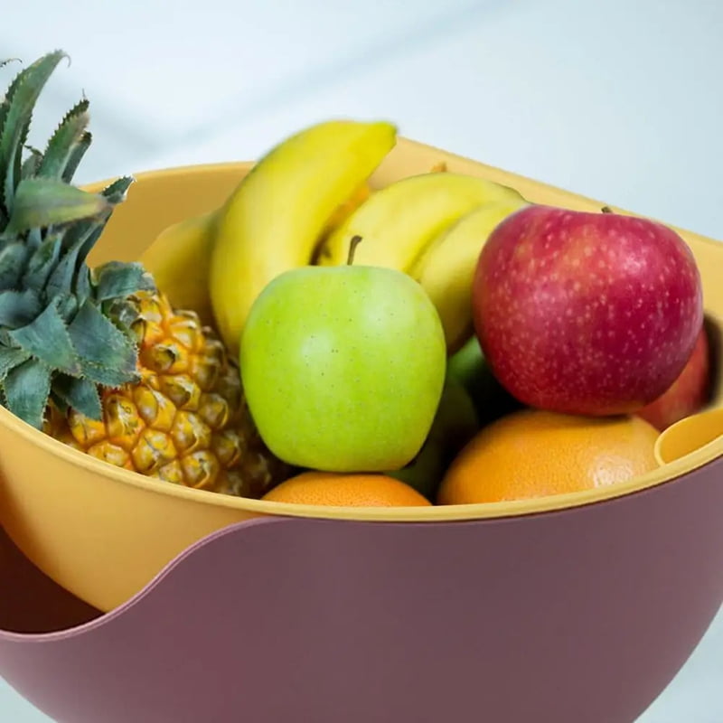 Fruit Vegetable Washing Sink Strainer Basket Ergonomic Strainer Basket ...