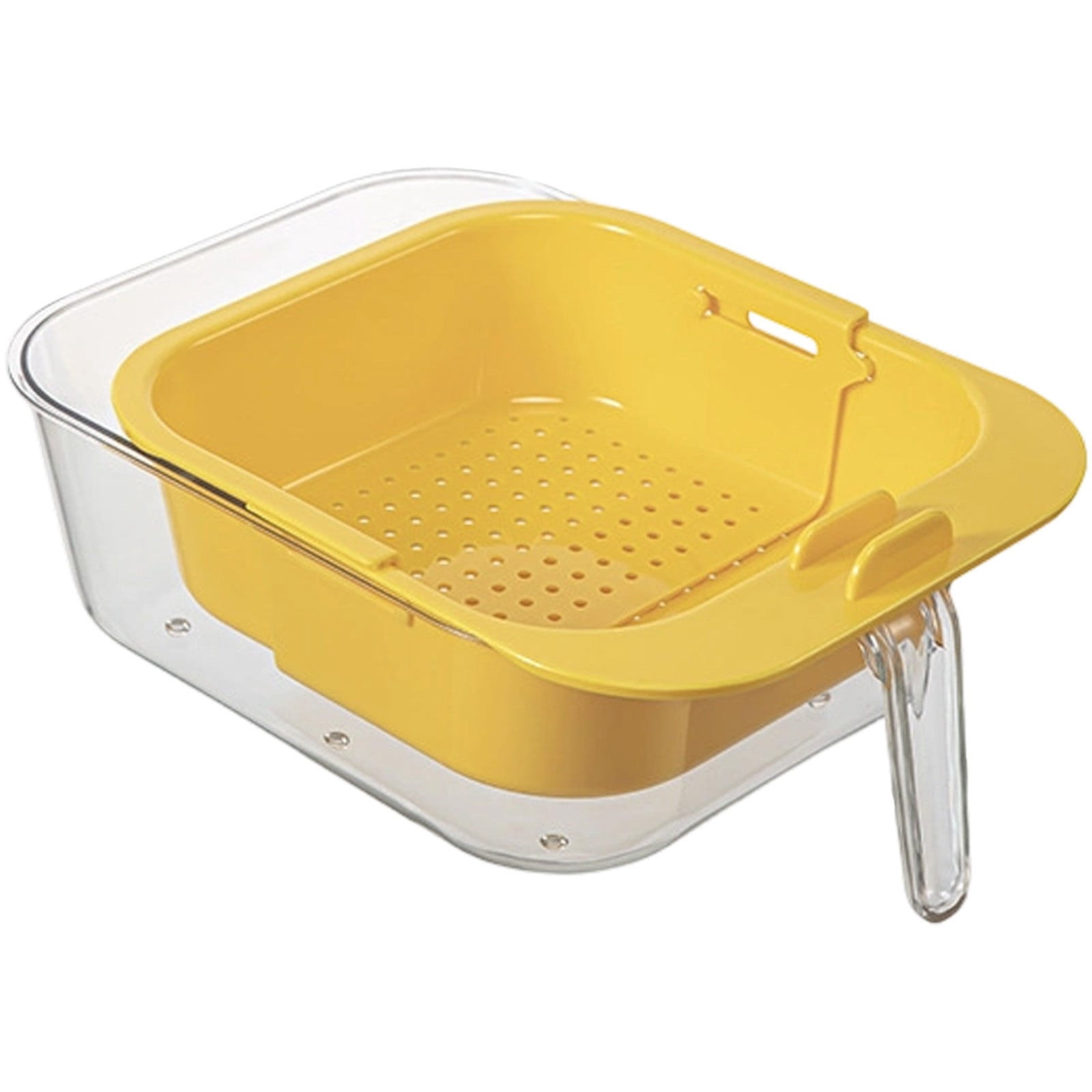 Fruit Washing Bowl with Strainer,Double Layer Washing Basket ...