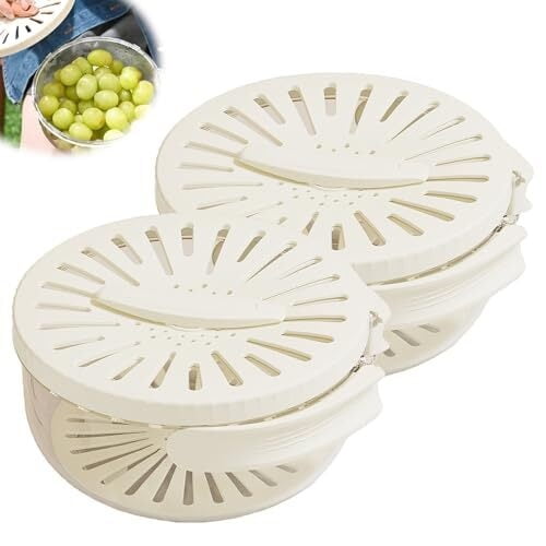 Fruit Washing Bowl With Strainer, kitchen 2 In 1 Drainer, Kitchen Fruit ...