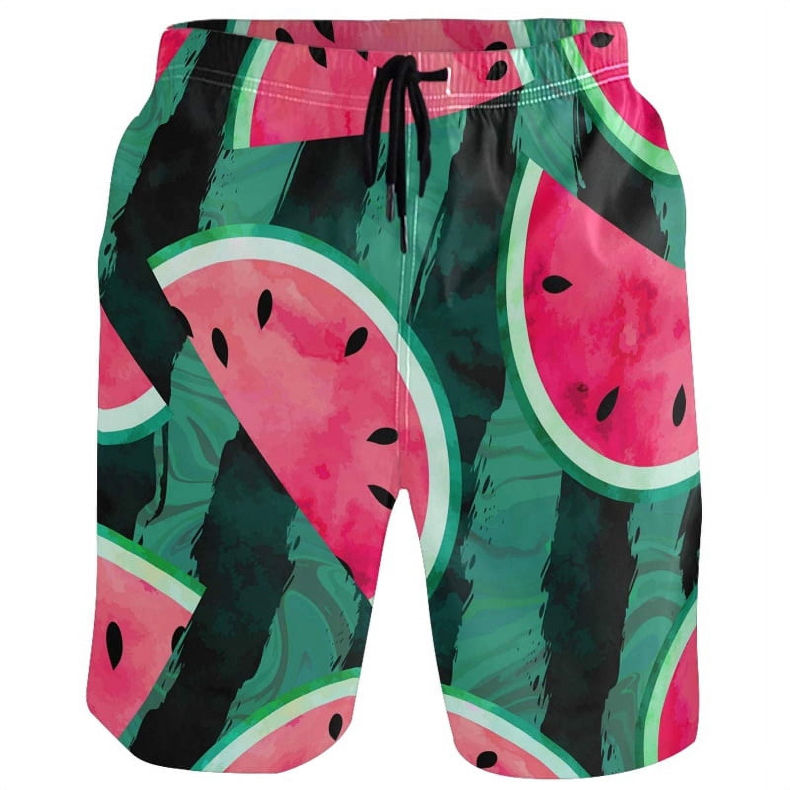 Fruit Watermelon Graphic Shorts Pants 3D Kiwifruit Printed Hip Hop y2k ...
