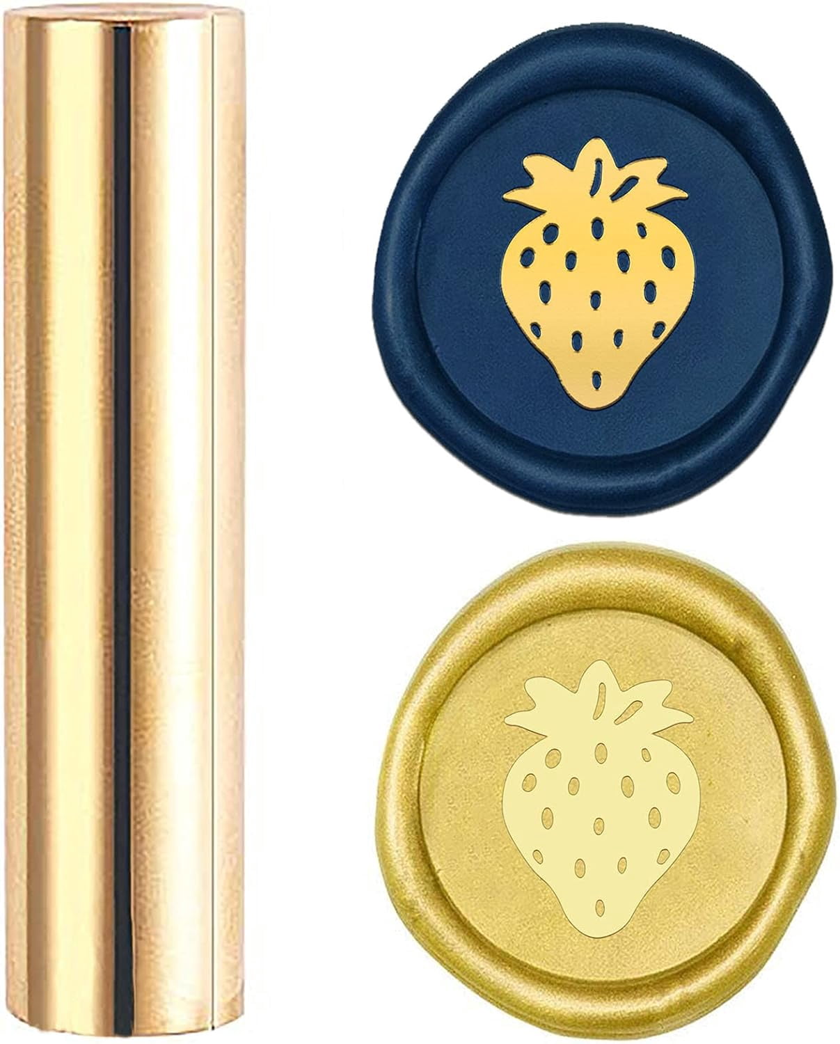 Fruit Wax Seal Stamp Strawberry Mini Wax Stamp 15mm Mini Brass Stamp ...