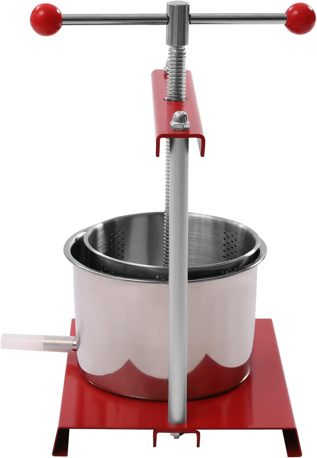 Fruit Wine Manual Press - 6L/1.6Gallon Stainless Steel Barrels Press ...