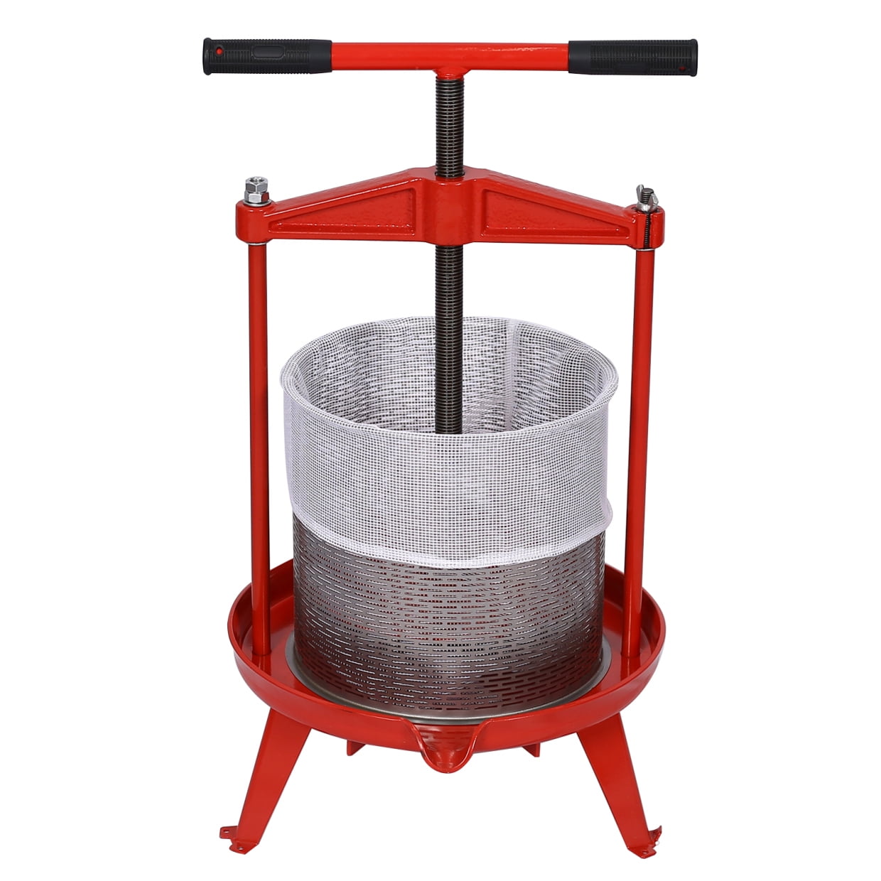 Fruit and Wine Press, 3.69Gallon/14L Stainless Steel Fruit Wine Cider ...
