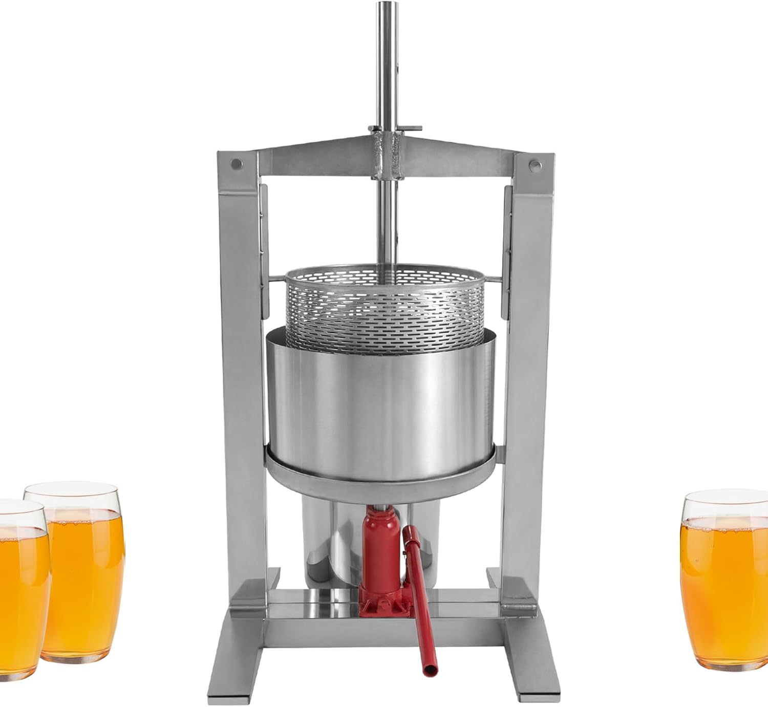 Fruit Wine Press,5.28 Gallon Stainless Steel Hydropress Cider Press ...