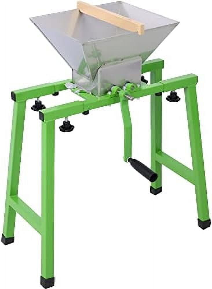 Fruit and Apple Crusher, 7L/1.8 Gallon Manual Juicer Grinder with Stand ...