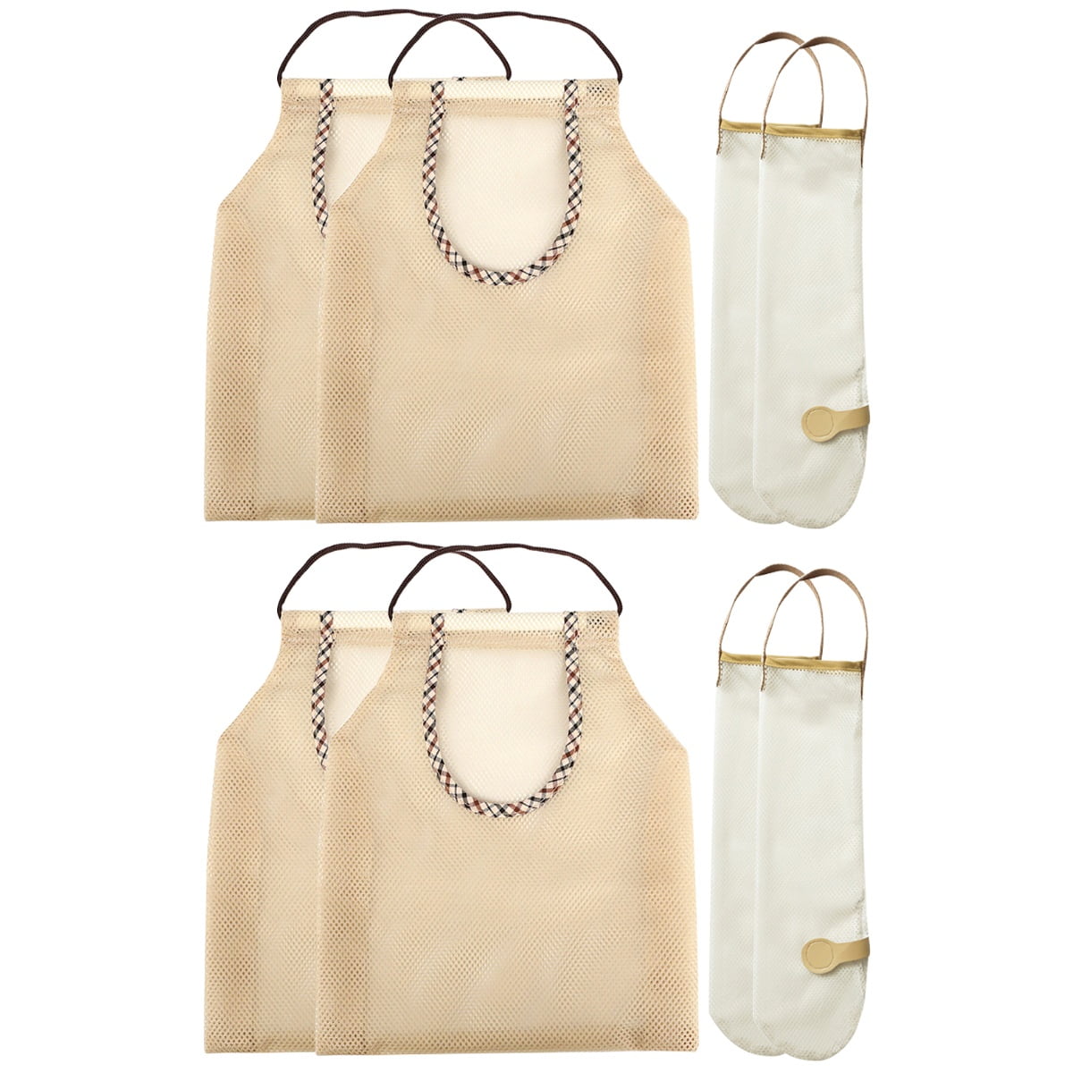 Fruit and Vegetable Mesh Bag Grocery Tote Reusable Produce Bags Hanging ...