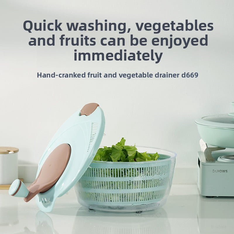 Fruit and vegetable drier–household hand-cranked dehydrator, quick ...