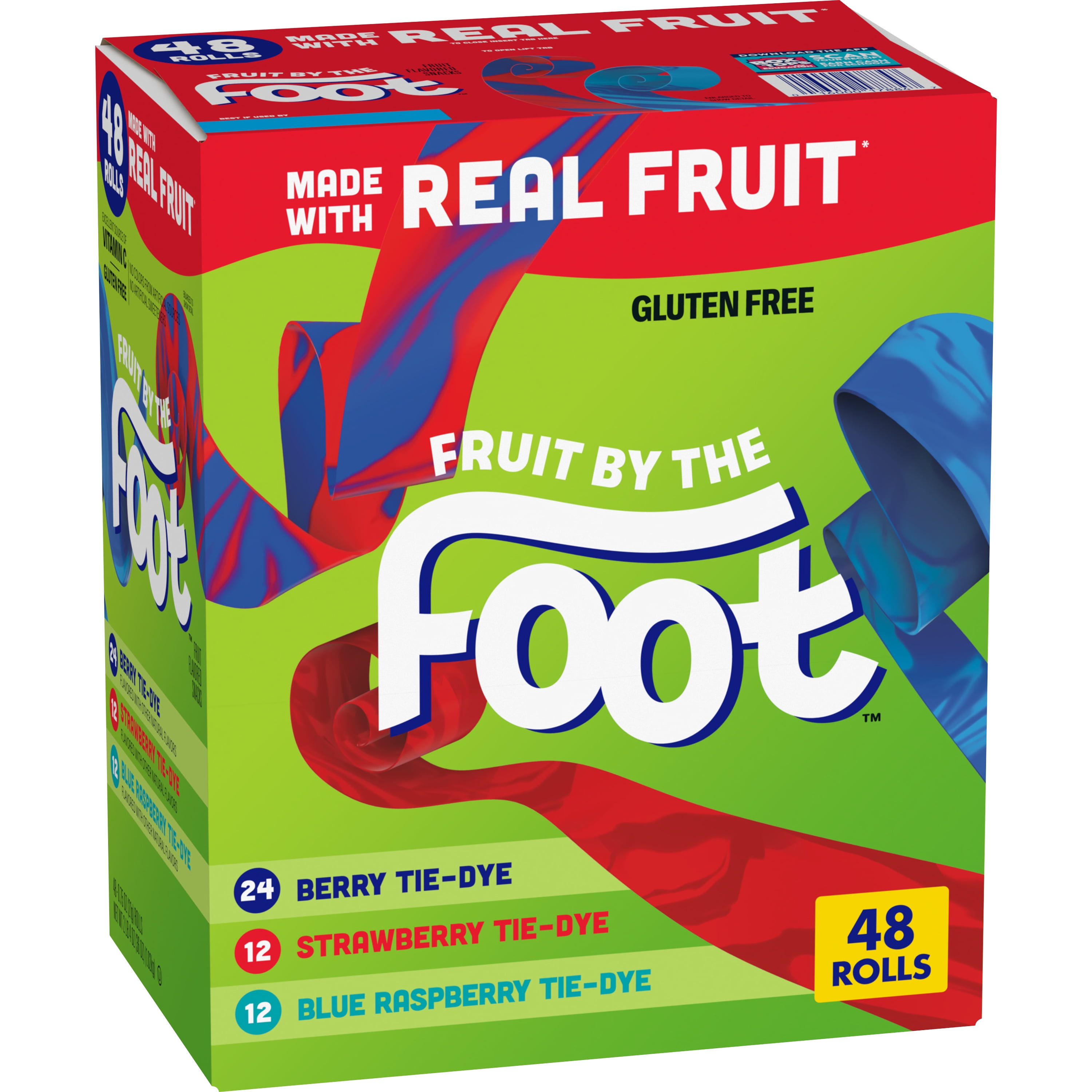 Fruit by the Foot Kids Snack - Real Fruit Variety Pack, 48 Count ...