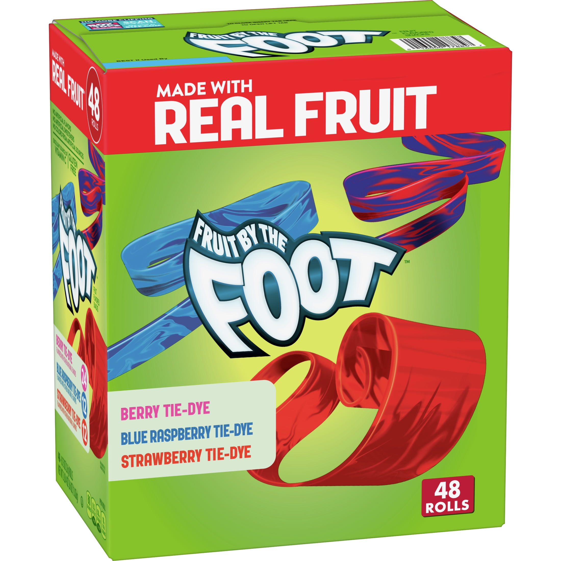 Fruit by the Foot Variety Pack 48 Count - Walmart.com