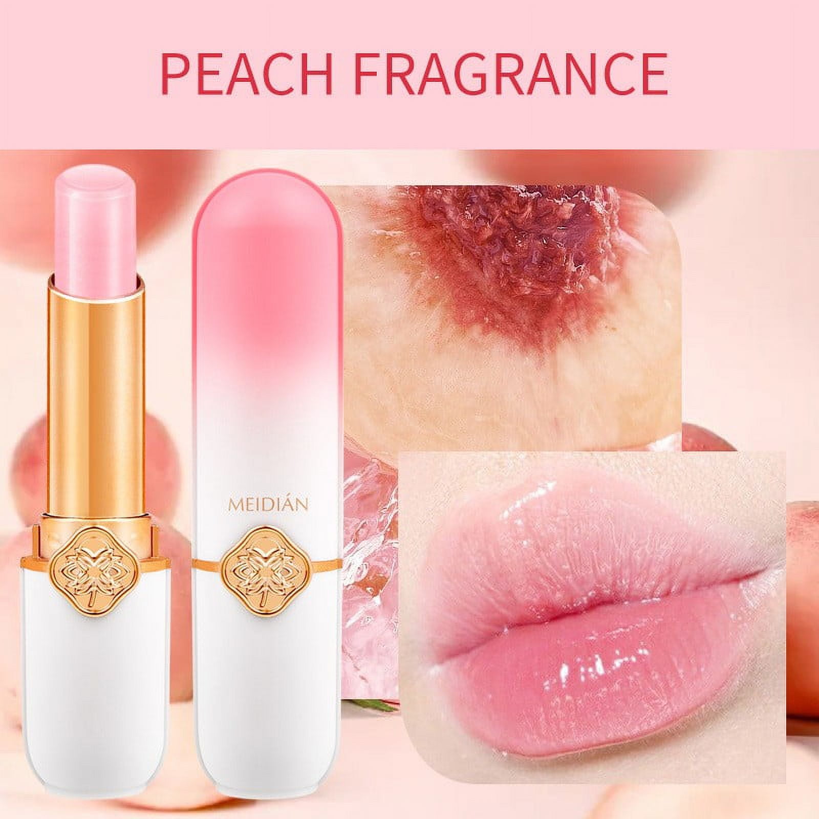 Fruit-flavored Color-changing Lip Balm Moisturizing Lip Care Primers ...