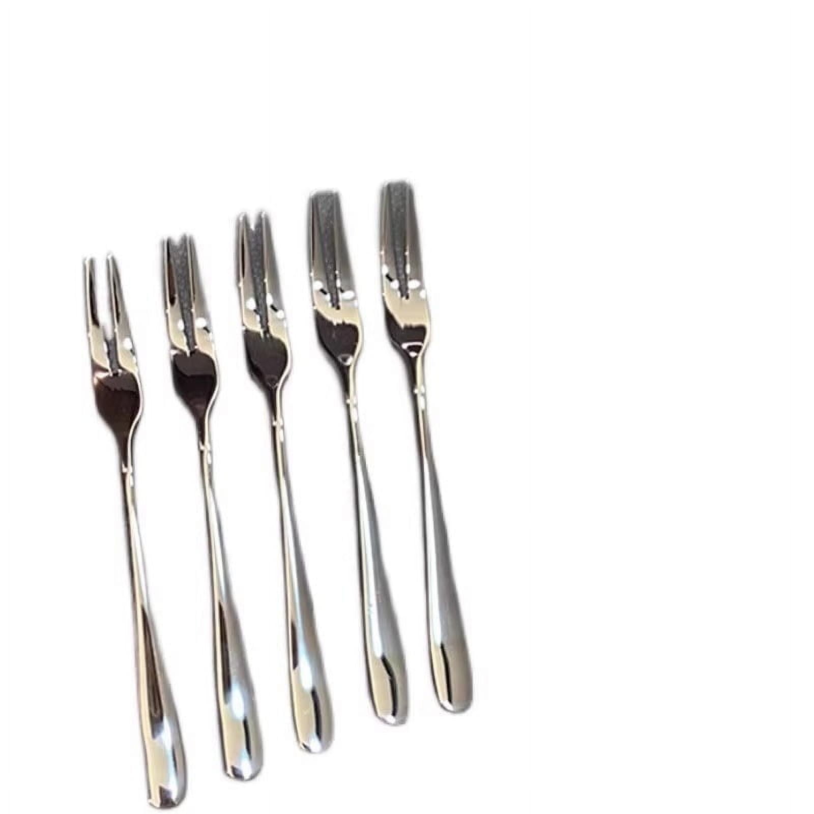 Fruit fork, small household fork, stainless steel dessert fork ...