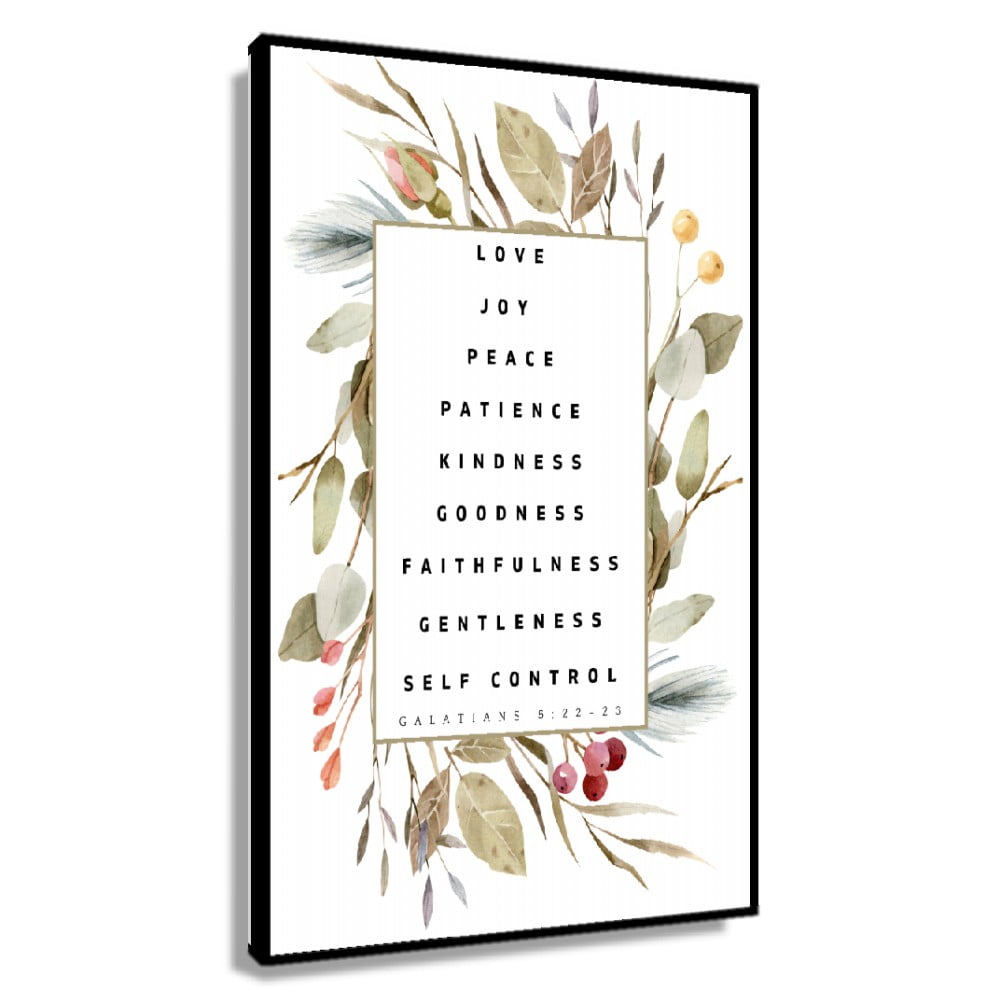 Fruit of The Spirit Bible Verse, Galatians 5 22-23 Printable Wall Art ...