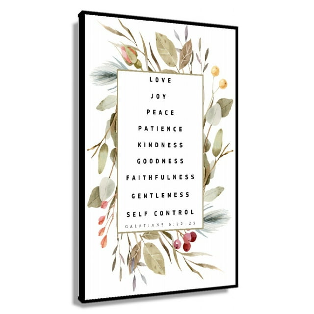 Fruit of The Spirit Bible Verse, Galatians 5 22-23 Printable Wall Art ...