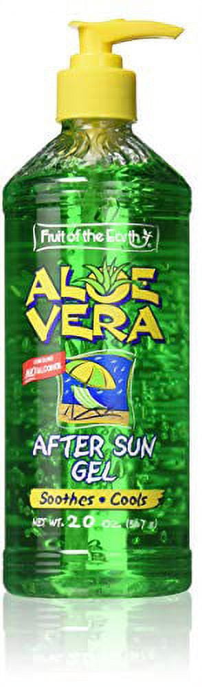 Fruit of the Earth After Sun Gel, Aloe Vera, 20 Ounce - Walmart.com