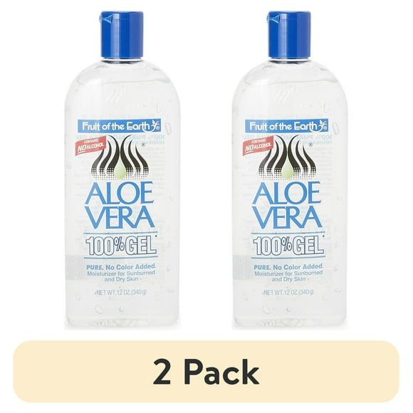 (2 pack) Fruit Of The Earth Aloe Vera Gel - 12 oz