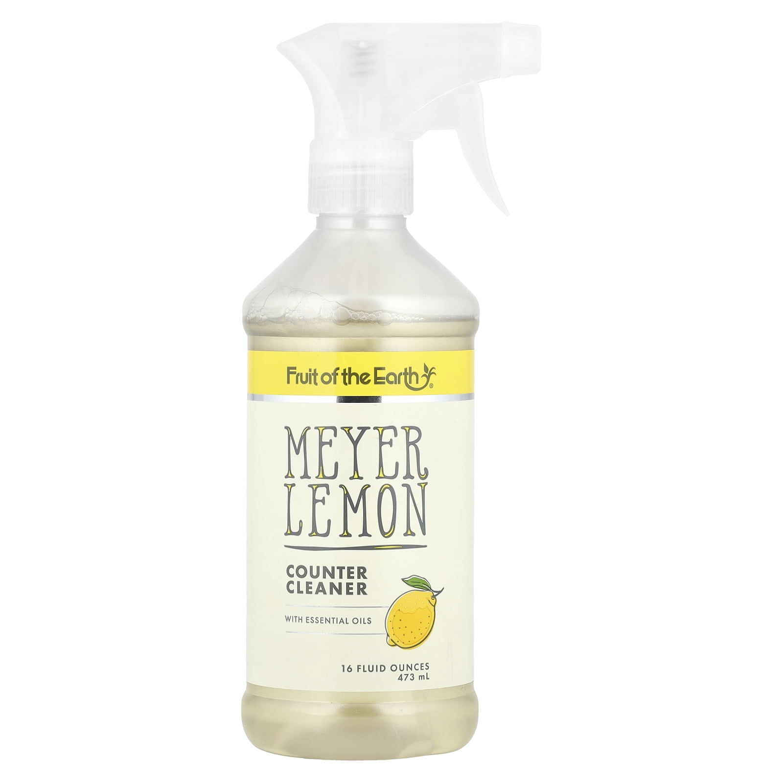 Fruit of the Earth Meyer Lemon Counter Cleaner, 16 fl oz (473 ml ...