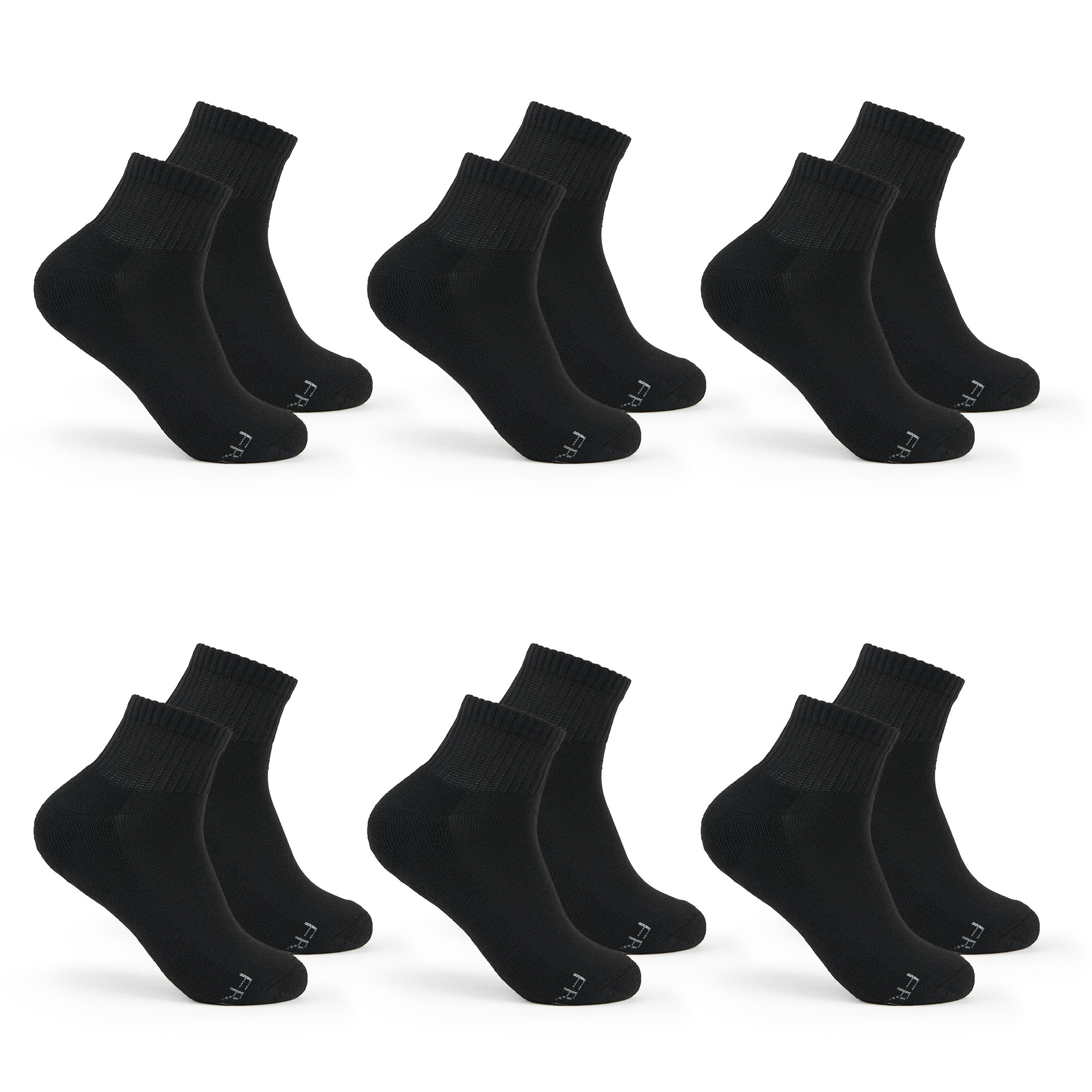 Fruit of the Loom All Day Comfort Women's Socks, Sizes 4-12, 6-Pack ...