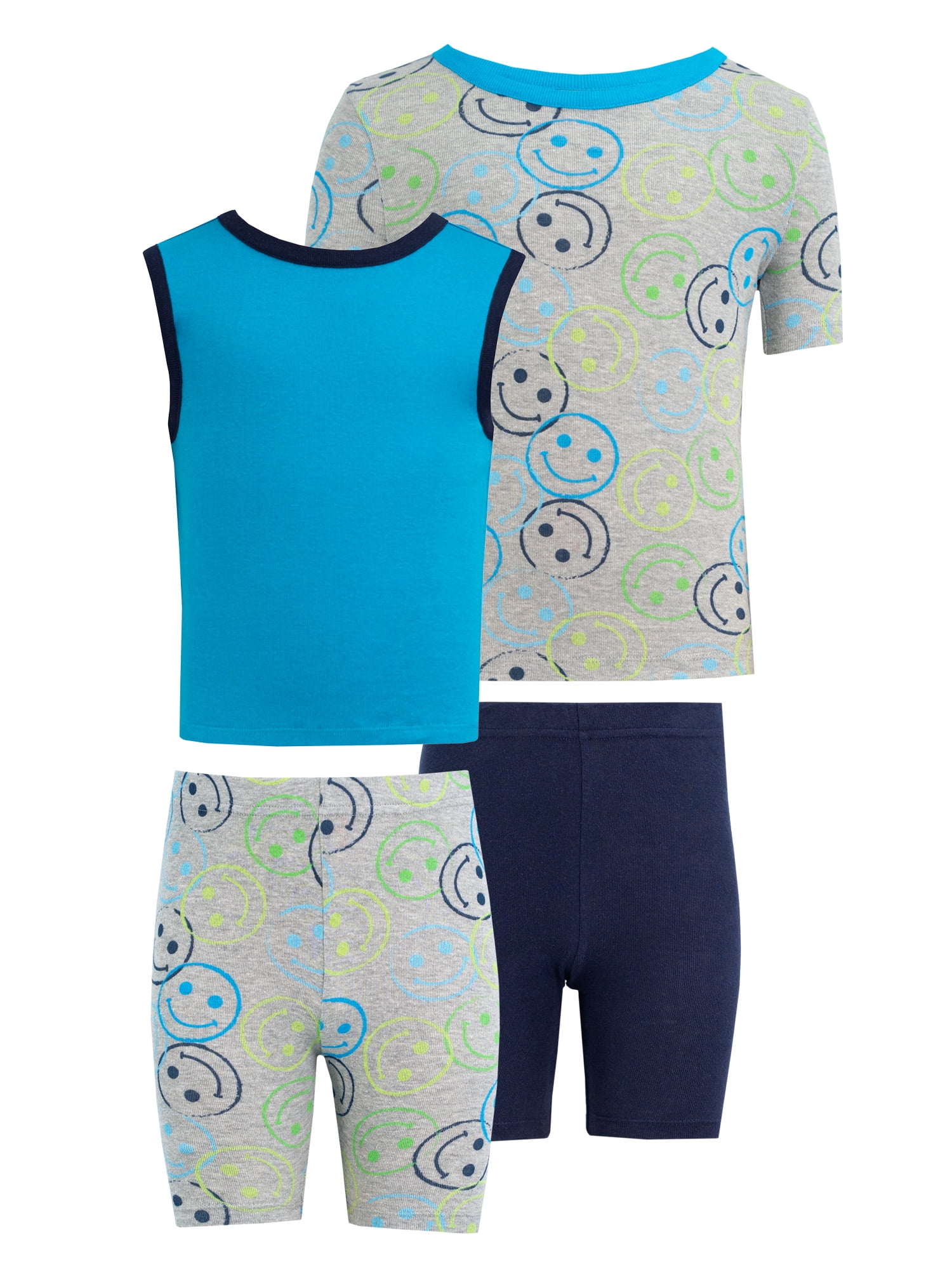 Fruit of the Loom Boy's Energize Snug Fit Pajama Sleep Sets, 4-Piece ...