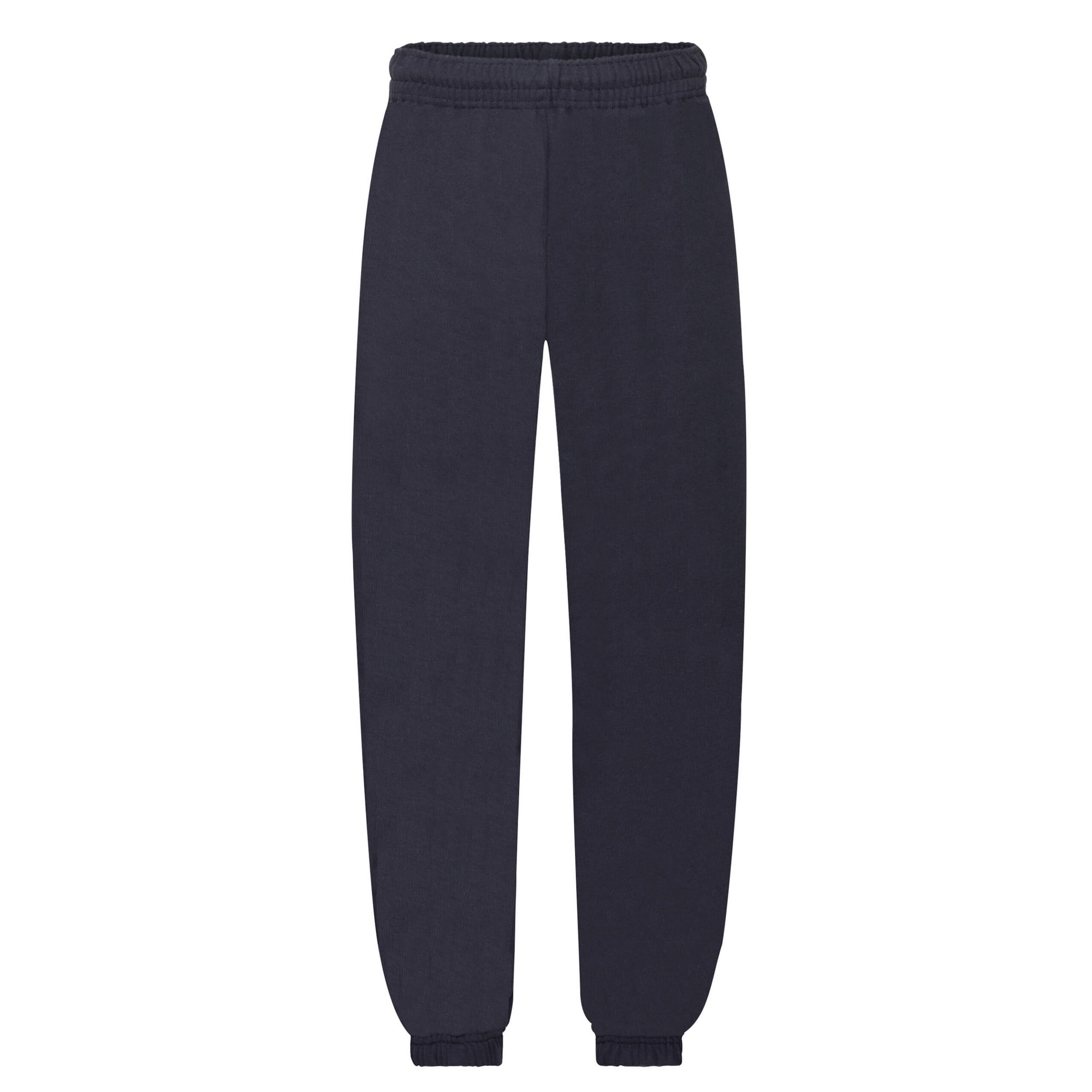 Fruit of the Loom Boys/Girls Classic Plain Elasticated Cuff Sweatpants ...