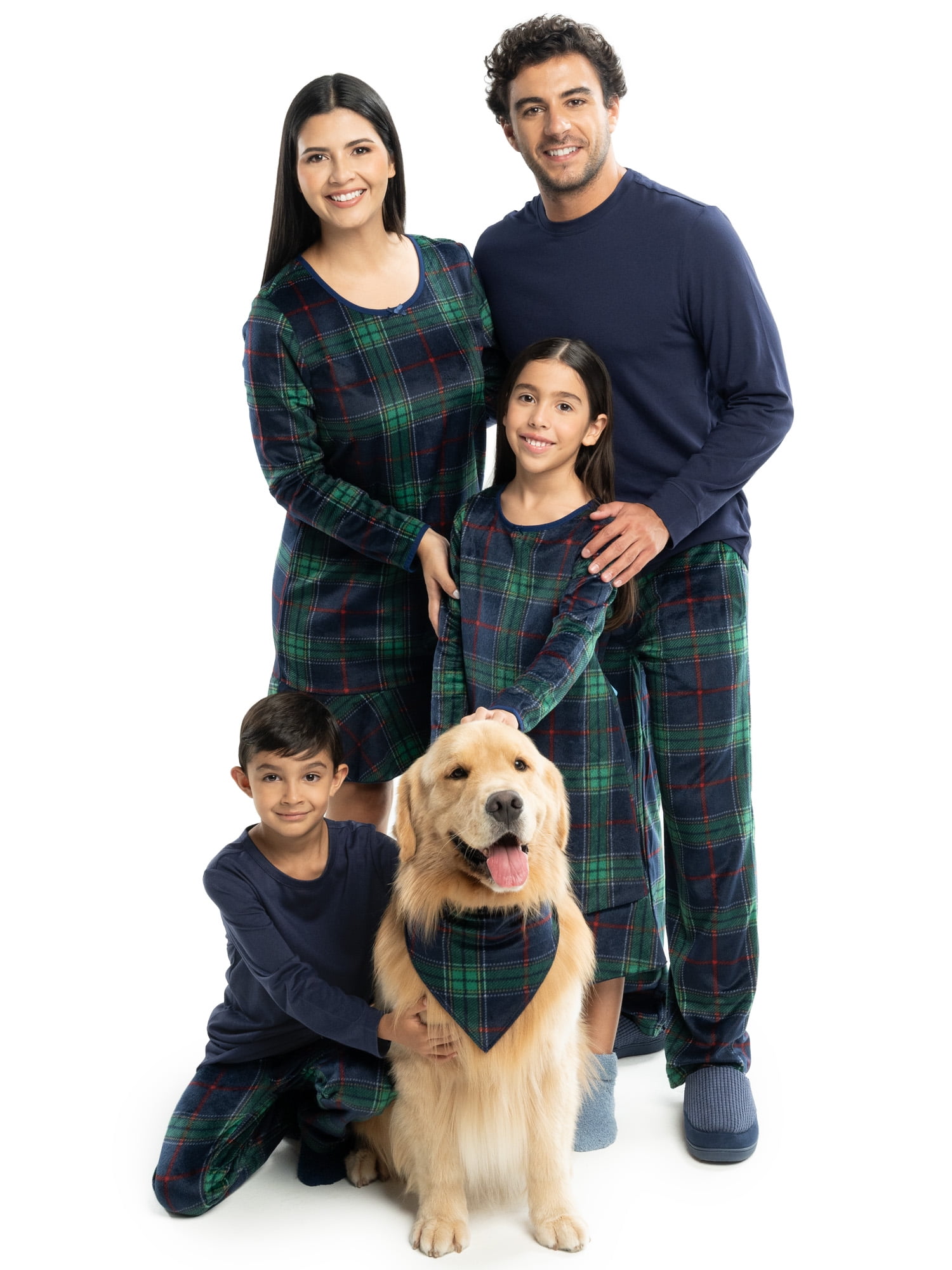 Fruit of the Loom Christmas Holiday Family Matching Fleece Pajama Sleep ...