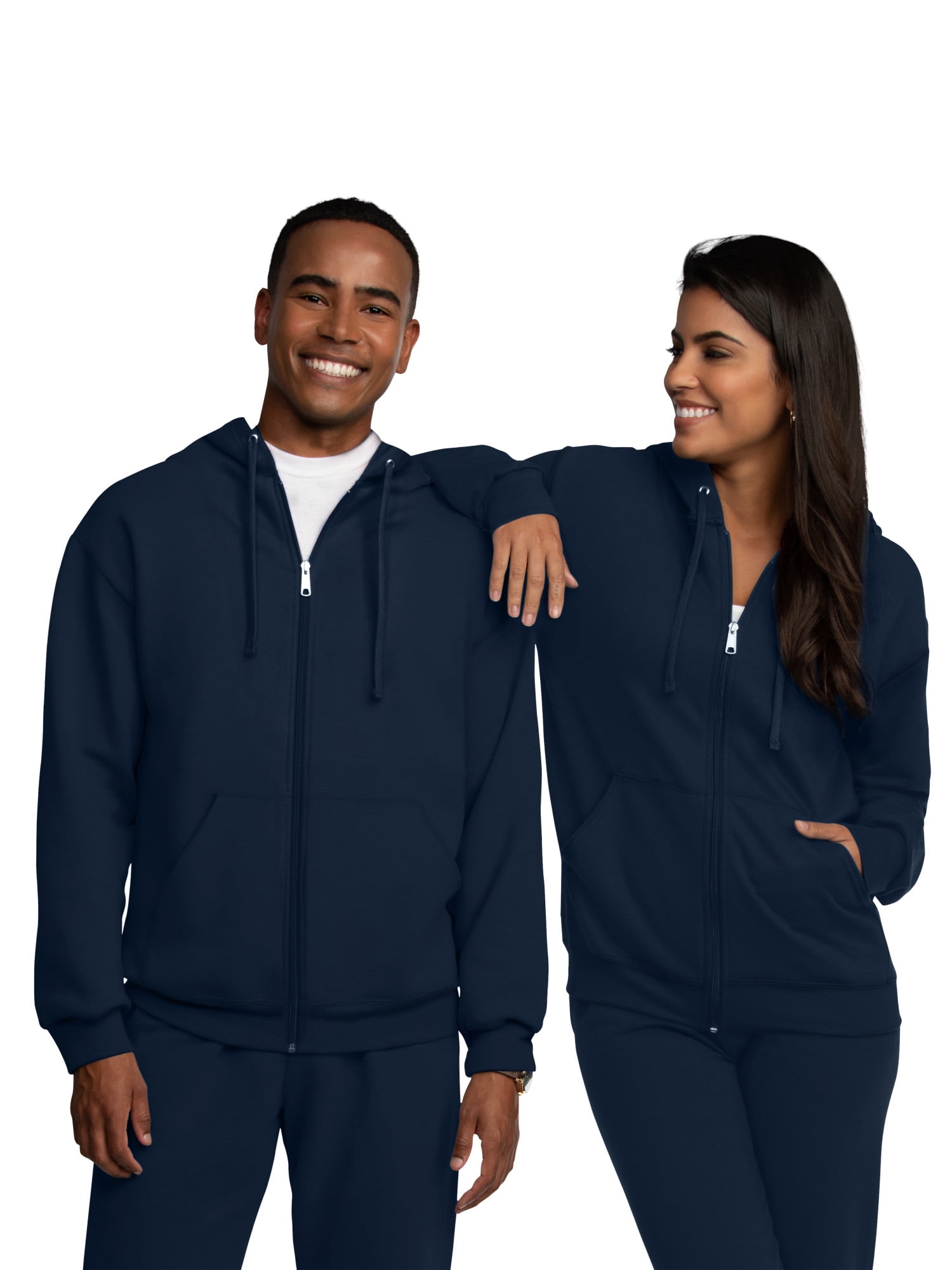 Fruit of the Loom EverSoft Fleece Full Zip Hoodie Jacket, Men's Sizes S-3XL - Walmart.com