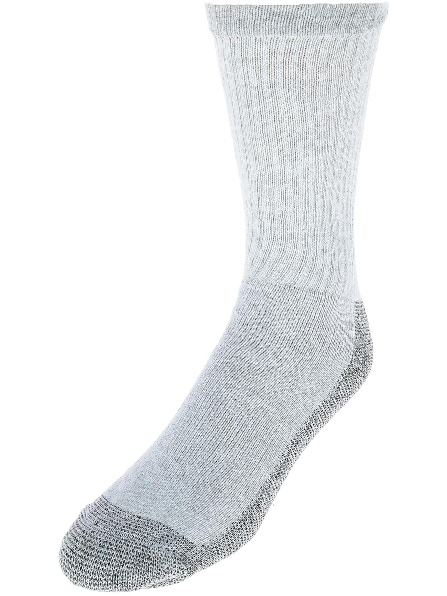 Fruit of the Loom Men's Heavy Duty Crew Socks, Full Cushion (6 Pair ...