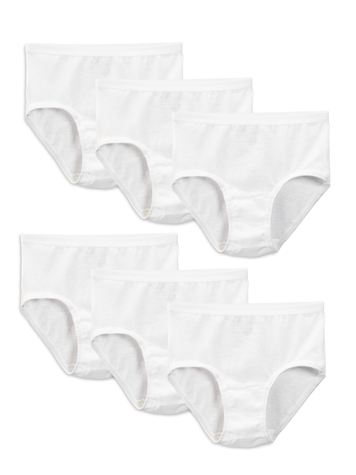 Fruit Of The Loom Girls Cotton Brief Underwear Multipacks