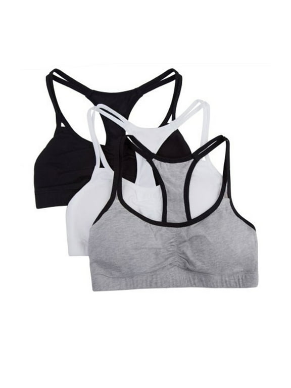 Fruit of the Loom Women's 2-Pack Front Close Racerback Sport Bra ...