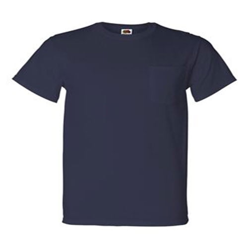 Fruit of the Loom HD Cotton T-Shirt with Pocket for Men - Walmart.com