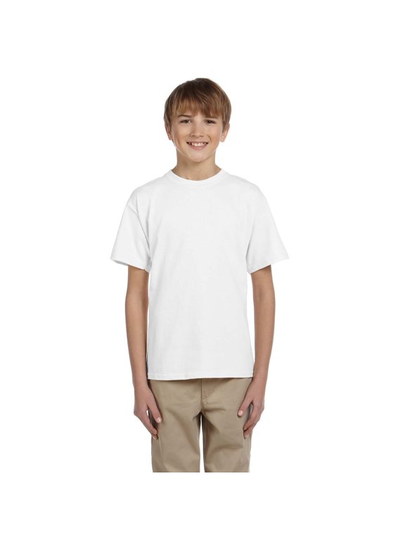 Boys 5 oz.Heavy Cotton HD T-Shirt 3931B (5 PACK) - Walmart.com