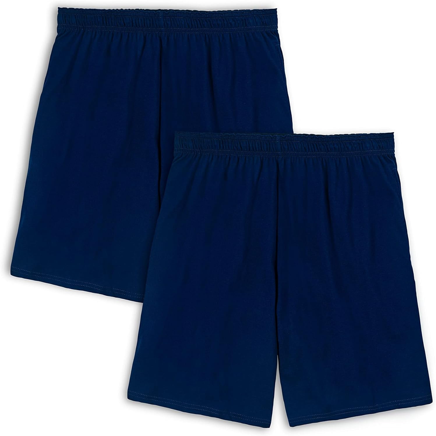 Fruit of the Loom Men's EverSoft Cotton Shorts with Pockets, 8.5-9.5 ...