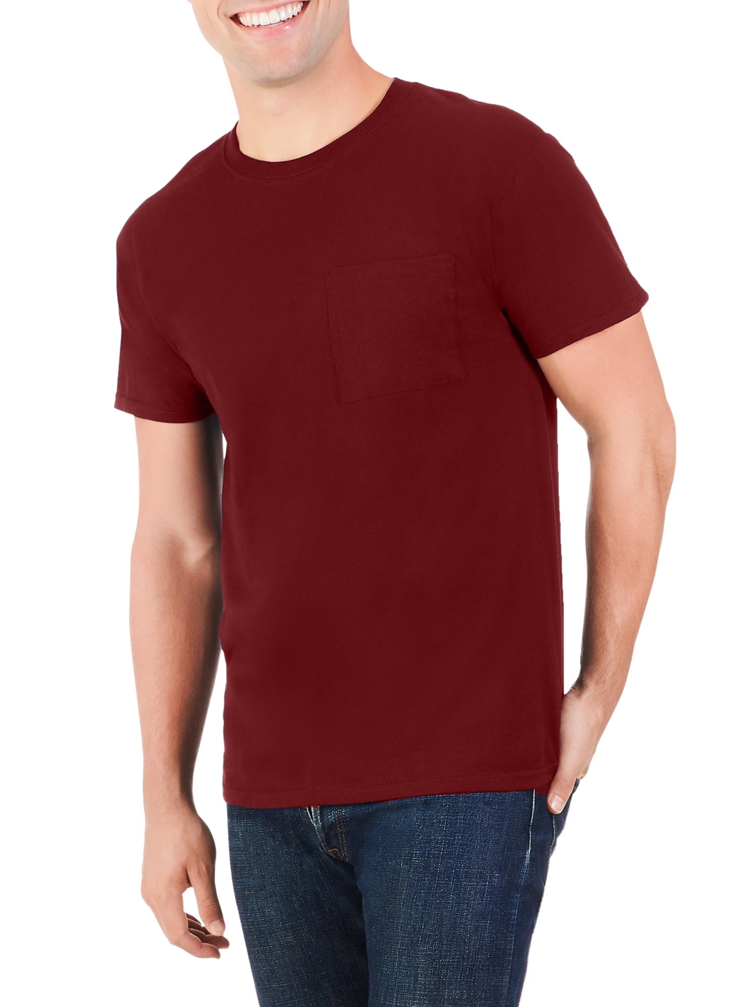 Fruit of the Loom Men's 360 Breathe Pocket T Shirt - Walmart.com