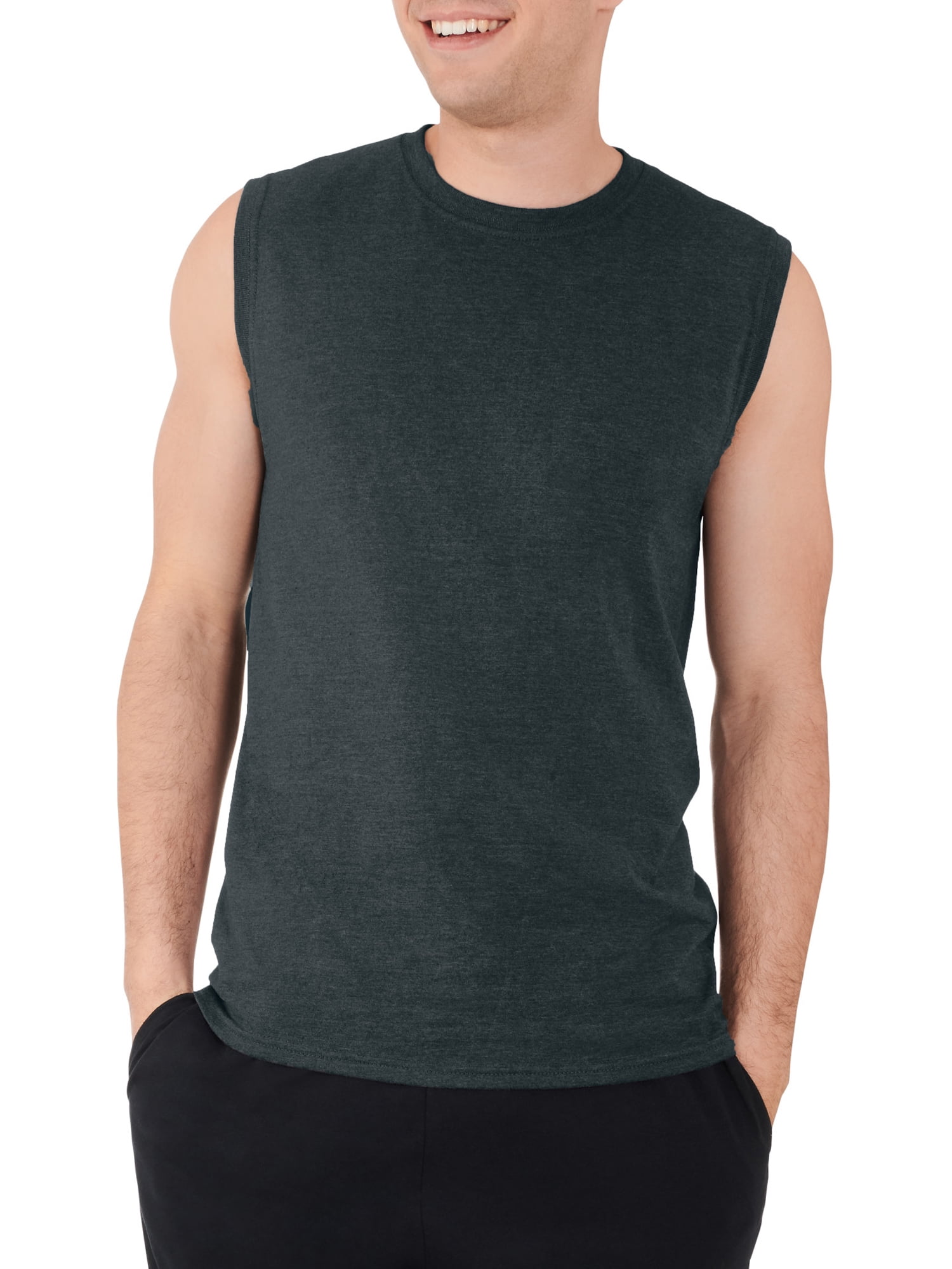 Fruit of the Loom Men's 360 Breathe Sleeveless Muscle Shirt - Walmart.com