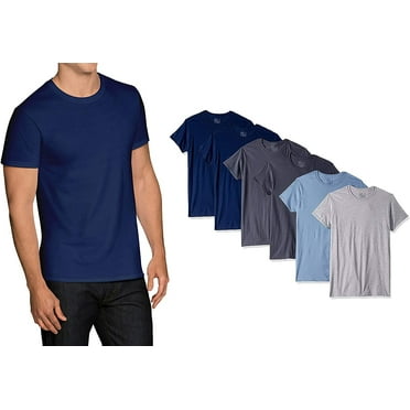 Men's Assorted Color Pocket T-Shirts, 4 Pack - Walmart.com