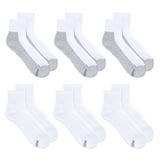 Fruit of the Loom Men's All Day Comfort Mid Ankle Socks, Sizes 6-12 ...