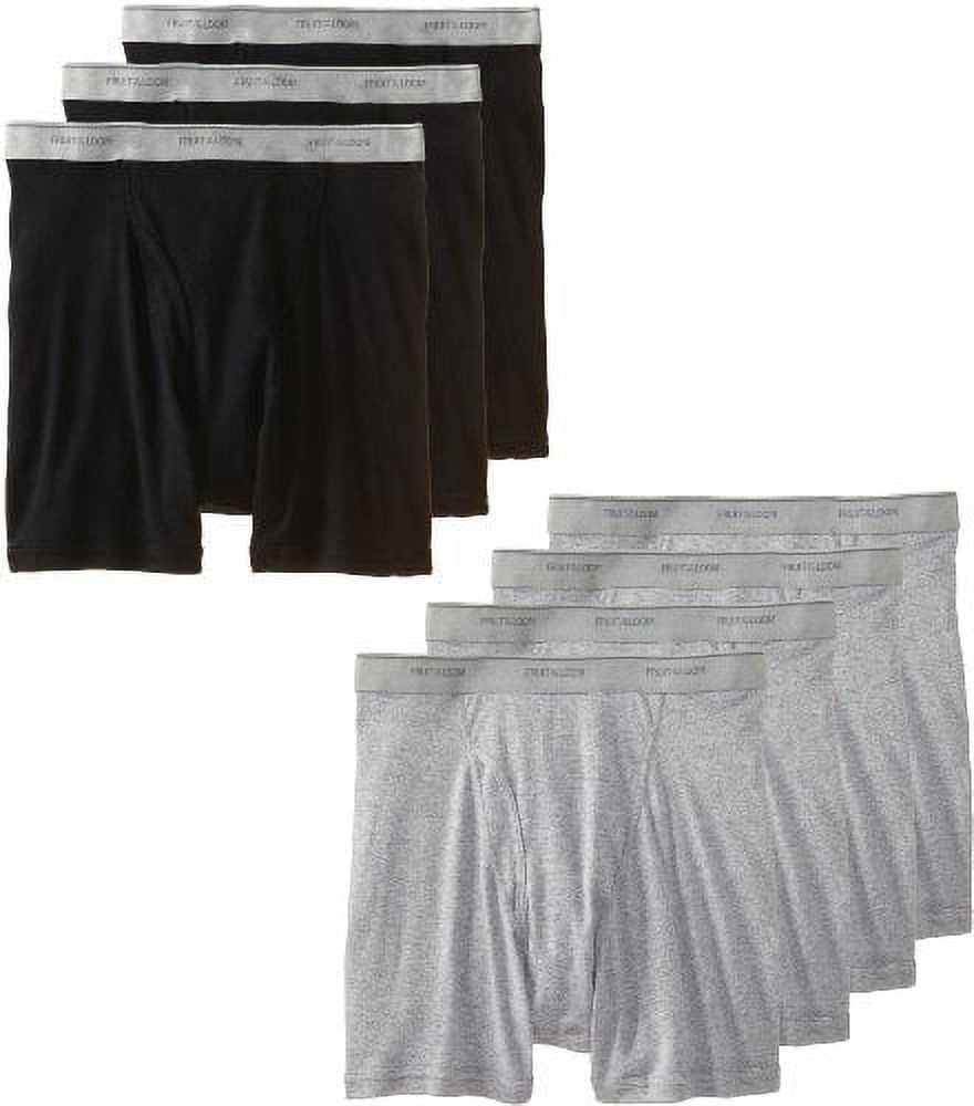 Fruit of the Loom Men's Boxer Briefs 4 Pack, Assorted - Medium ...
