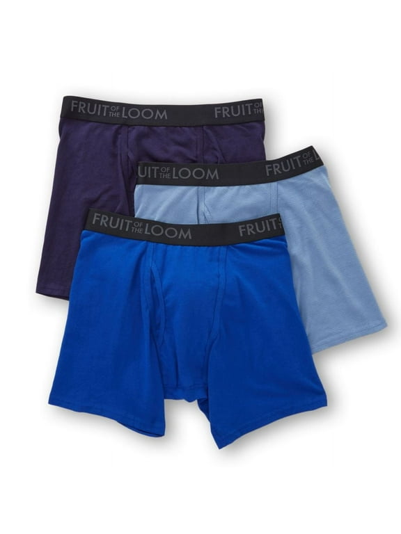 Men's Breathable Lightweight Micro-Mesh Short Leg Boxer Briefs, 3+1 ...