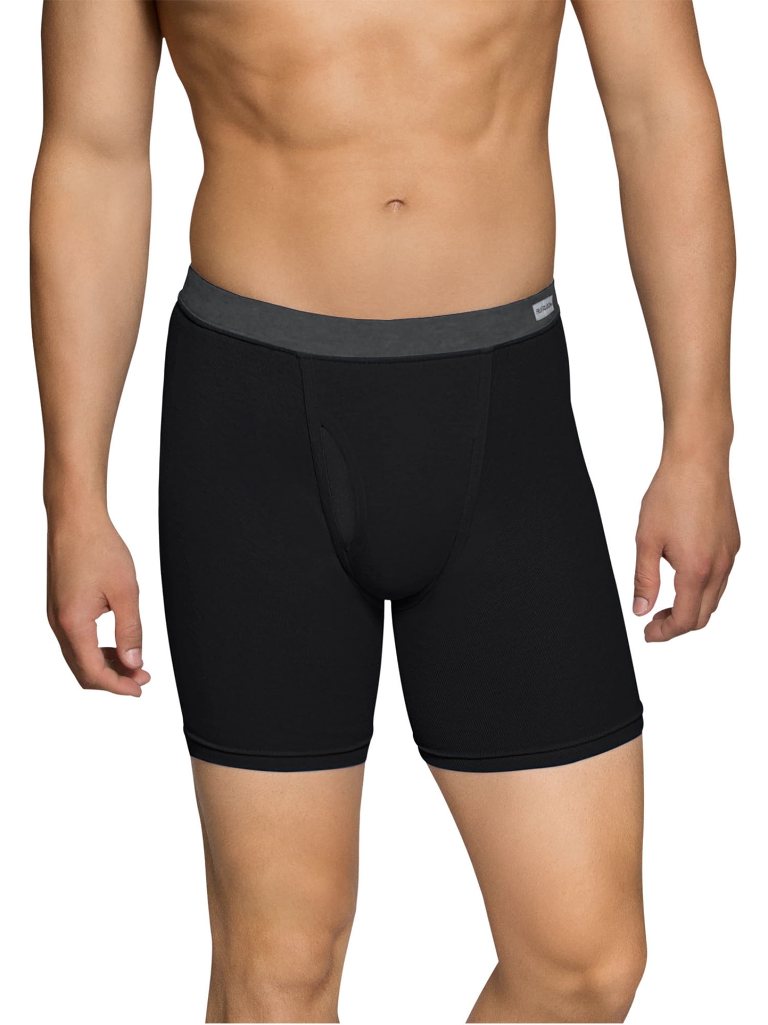 Fruit of the Loom Men's CoolZone Fly Covered Waistband Boxer Briefs ...