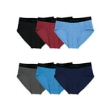 Fruit of the Loom Men's Cotton Stretch Briefs, 6-Pack - Walmart.com