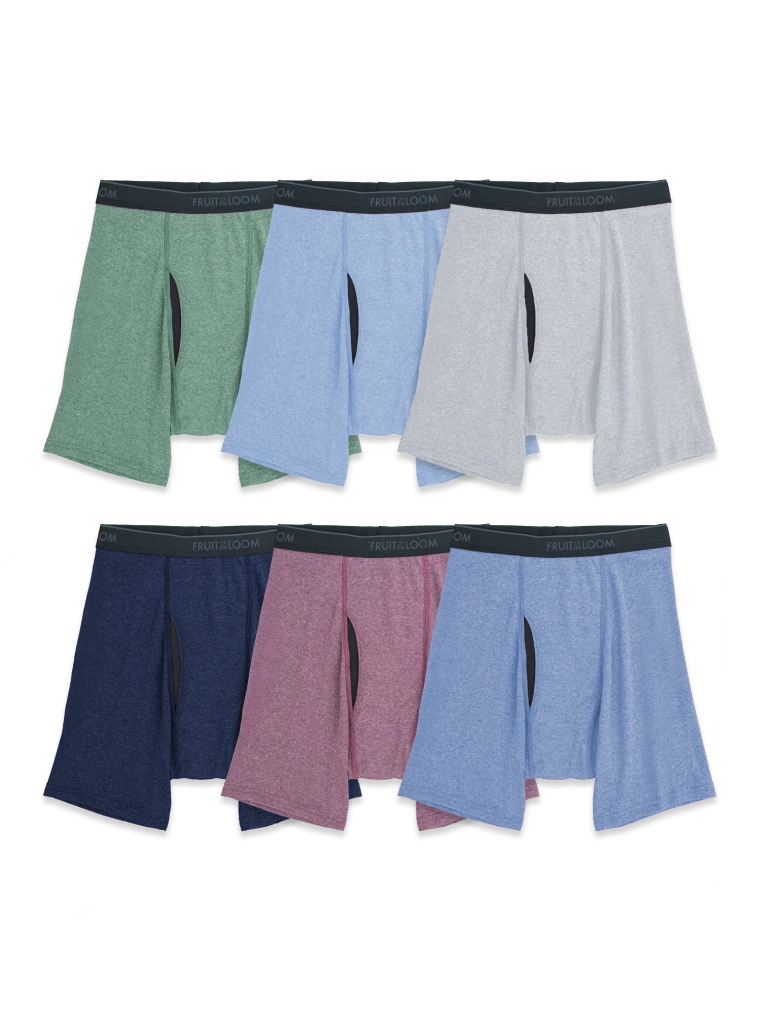 Fruit of the Loom Men's CoolZone Boxer Briefs, Moisture‑Wicking, Mesh ...