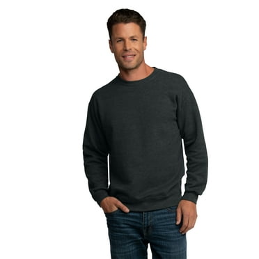 Big Men's Dual Defense Crew Sweatshirt - Walmart.com