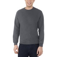 Men's Fleece Crew Sweatshirt - Walmart.com