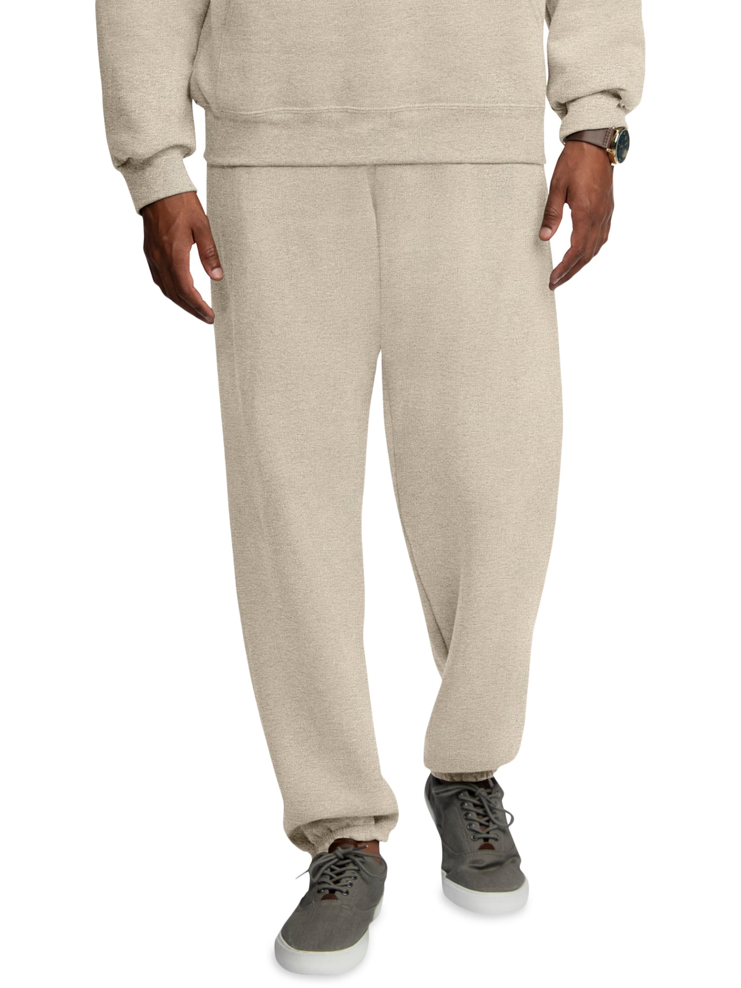 Fruit of the Loom Men's EverSoft Fleece Elastic Bottom Sweatpants with Pockets, Sizes S-4XL ...