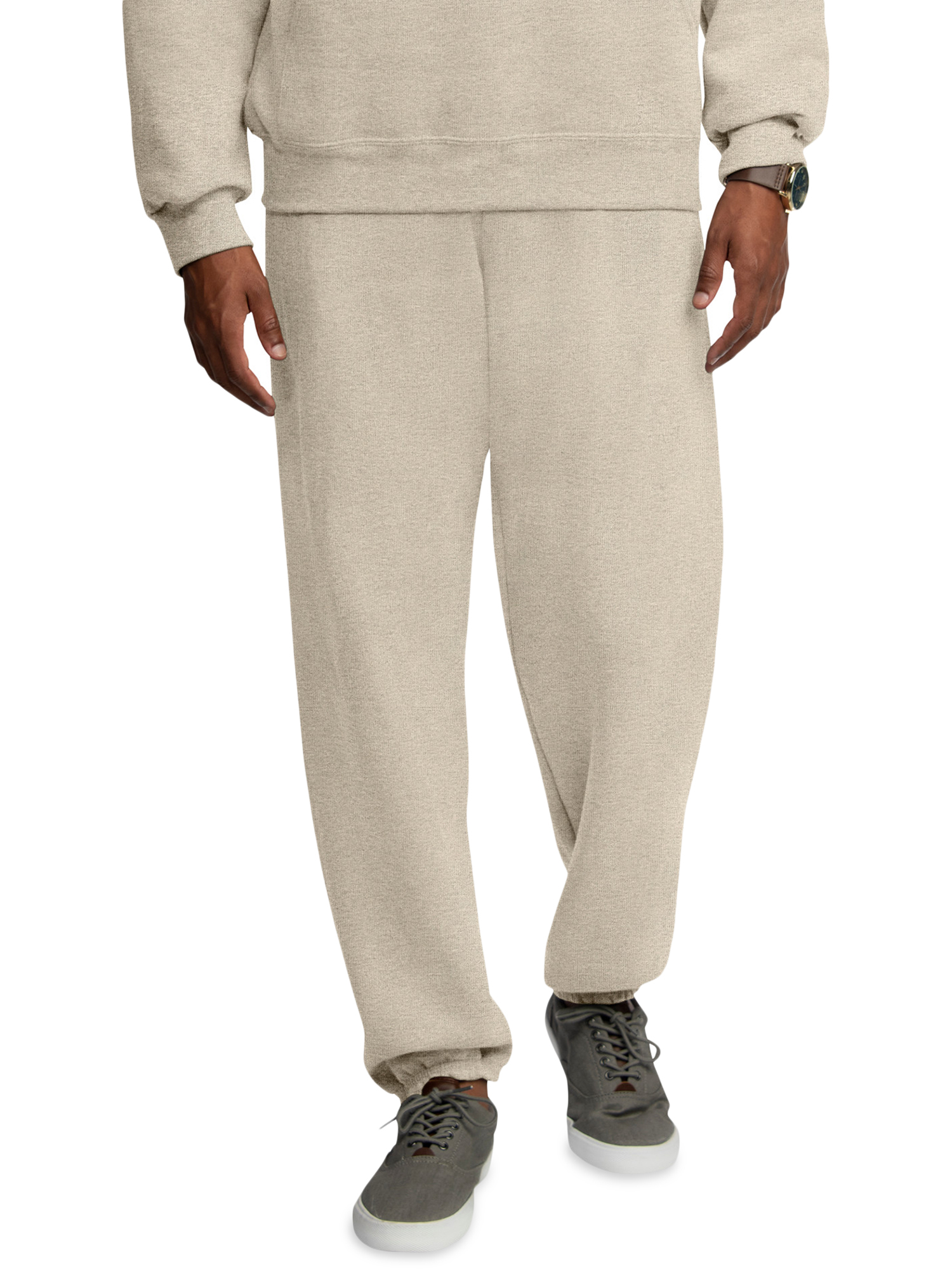 Men's Dual Defense Elastic Bottom Sweatpants - Walmart.com