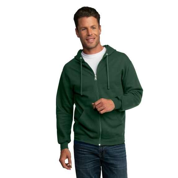 Fruit of the Loom Men's EverSoft Fleece Full Zip Hoodie Jacket, Sizes S-3XL - Walmart.com