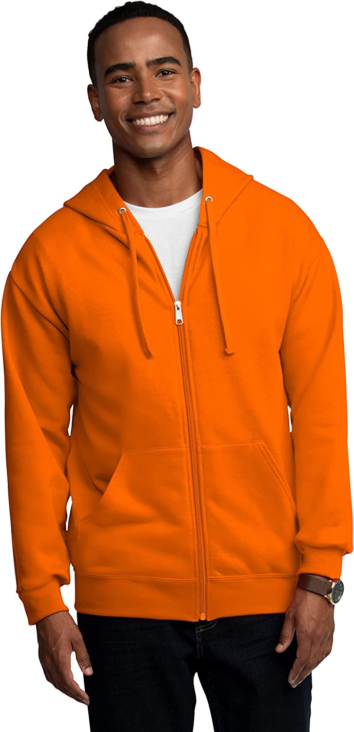 Fruit of the Loom Men's EverSoft Fleece Full Zip Hoodie Jacket, Sizes S ...