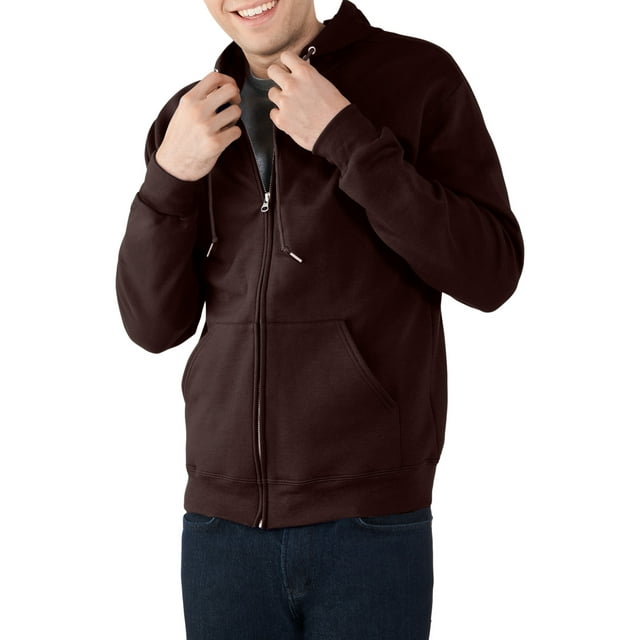 Fruit of the Loom Men's EverSoft Fleece Full Zip Hoodie Jacket, Sizes S-3XL - Walmart.com