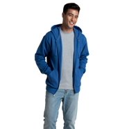 Mens Full-Zip Hooded Sweatshirt SF73R (3 PACK) - Walmart.com
