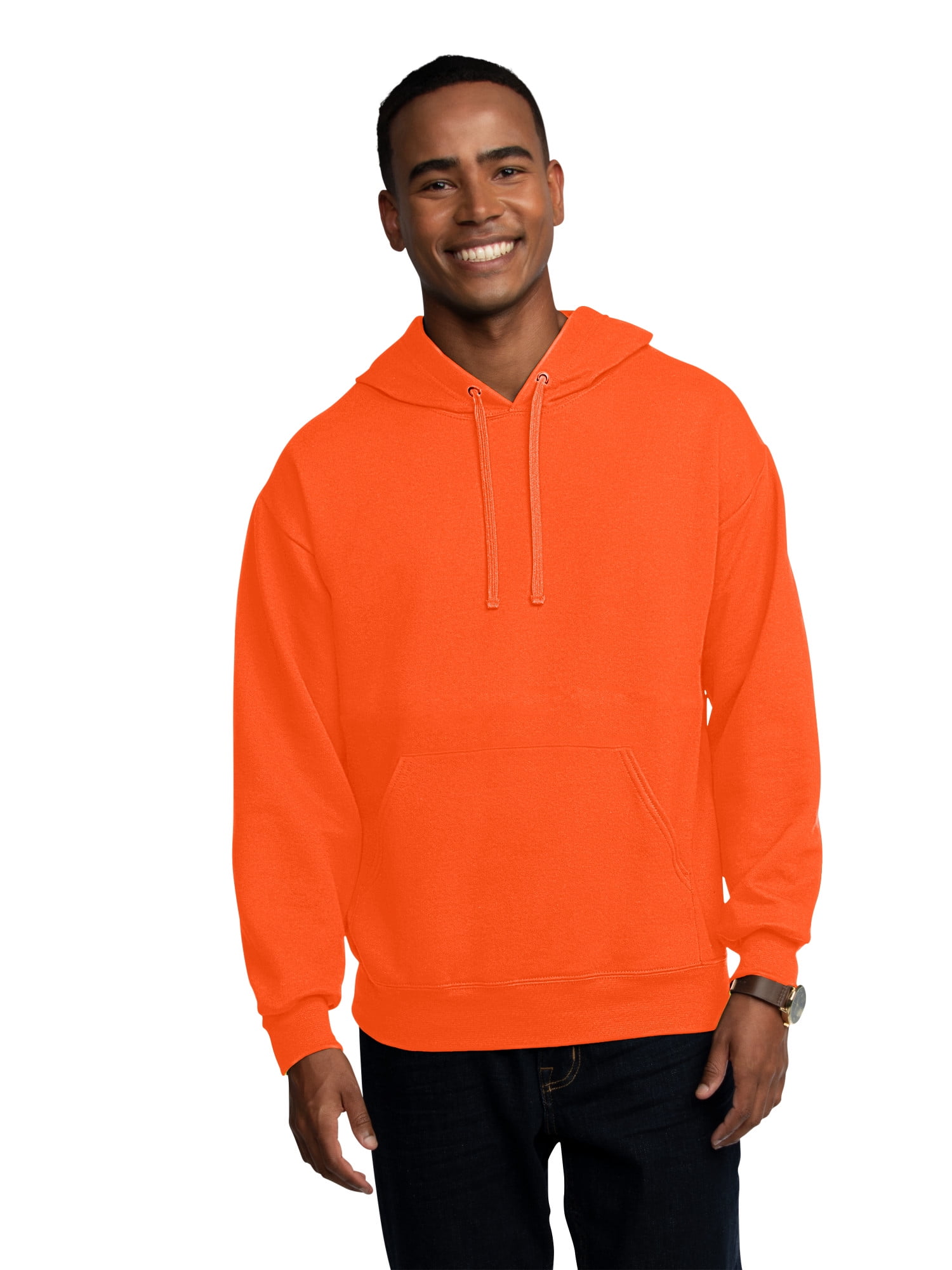 Fruit of the Loom Men's EverSoft Fleece Hoodie, Cozy Pullover Sweatshirt, Sizes S-3XL - Walmart.com