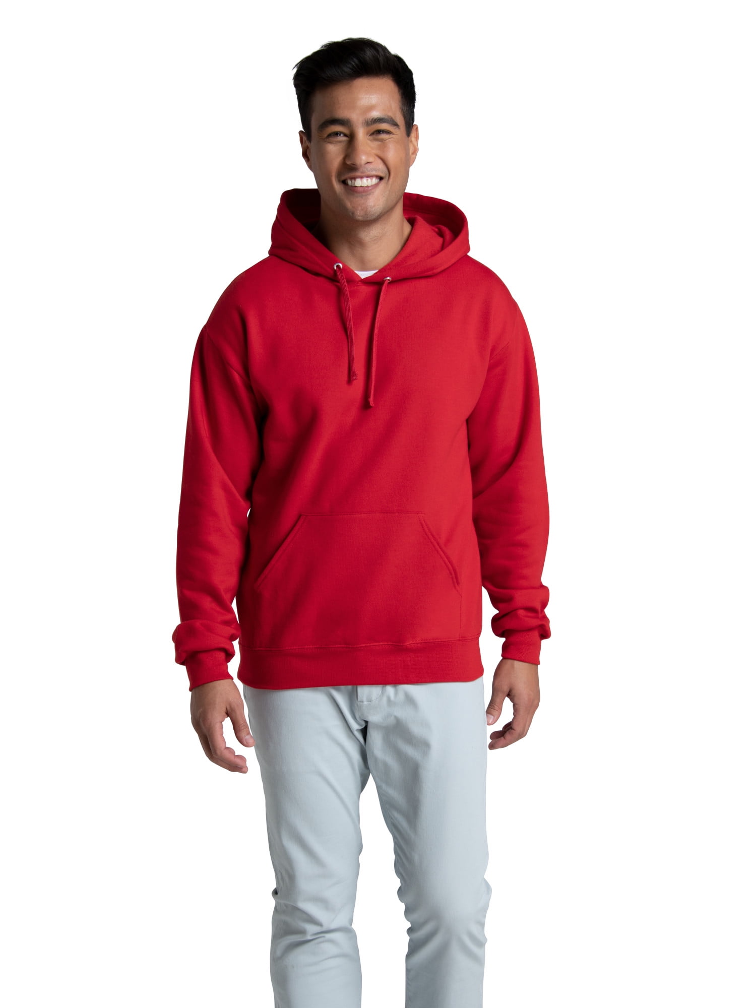 Fruit of the Loom Men's EverSoft Fleece Hoodie, Cozy Pullover Sweatshirt, Sizes S-3XL - Walmart.com